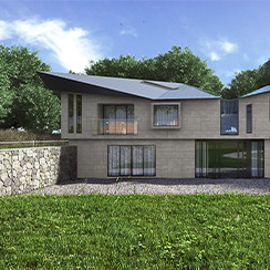 Stunning contemporary dwelling with rolling roof - Spruce Architecture